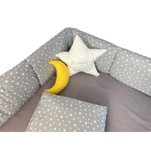 Aparatori tip Maxi pt patut Montessori Stelute pe fond colorat - Cusute ...